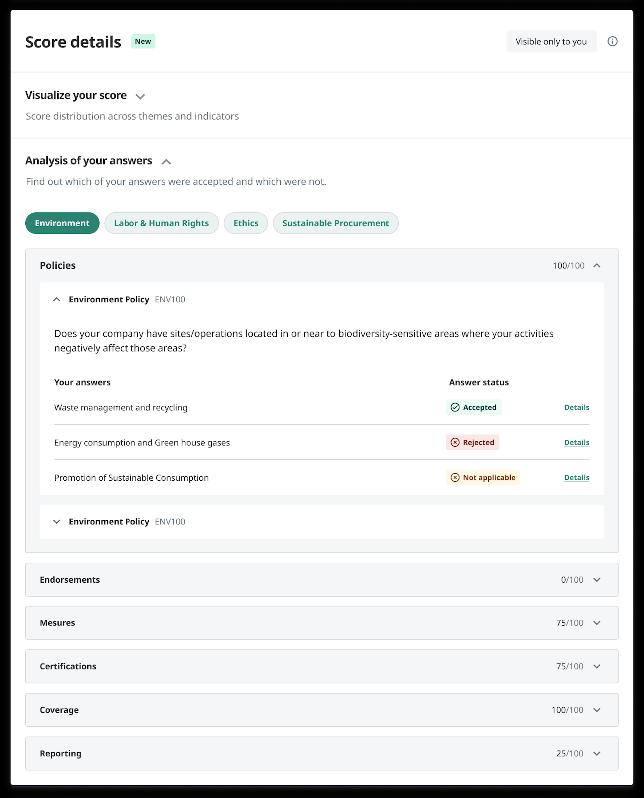 How to read my company's scorecard and work on improvements – EcoVadis ...