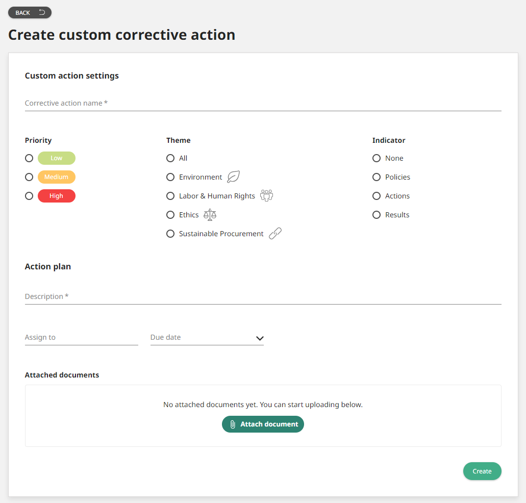Come si utilizza la funzionalità Piano di azioni correttive – EcoVadis ...